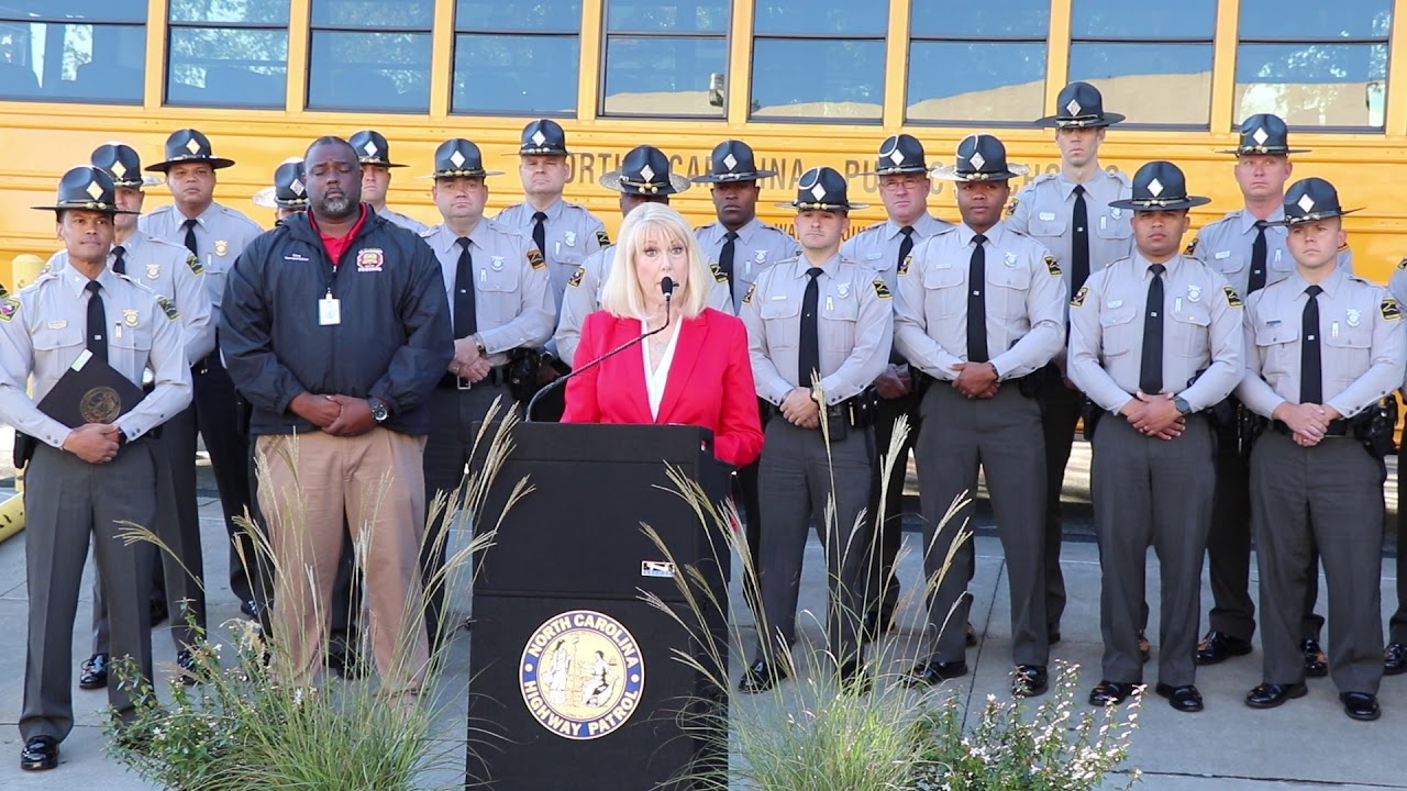 NC State Highway Patrol Launches Operation Stop Arm - YouTube