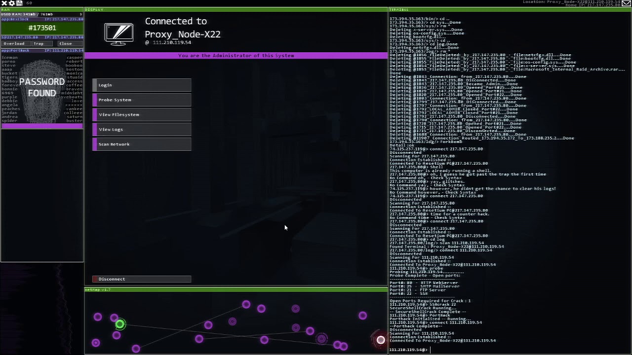 Hacknet: Aggression Must Be Punished (Naix Mission, Good Ending) - YouTube