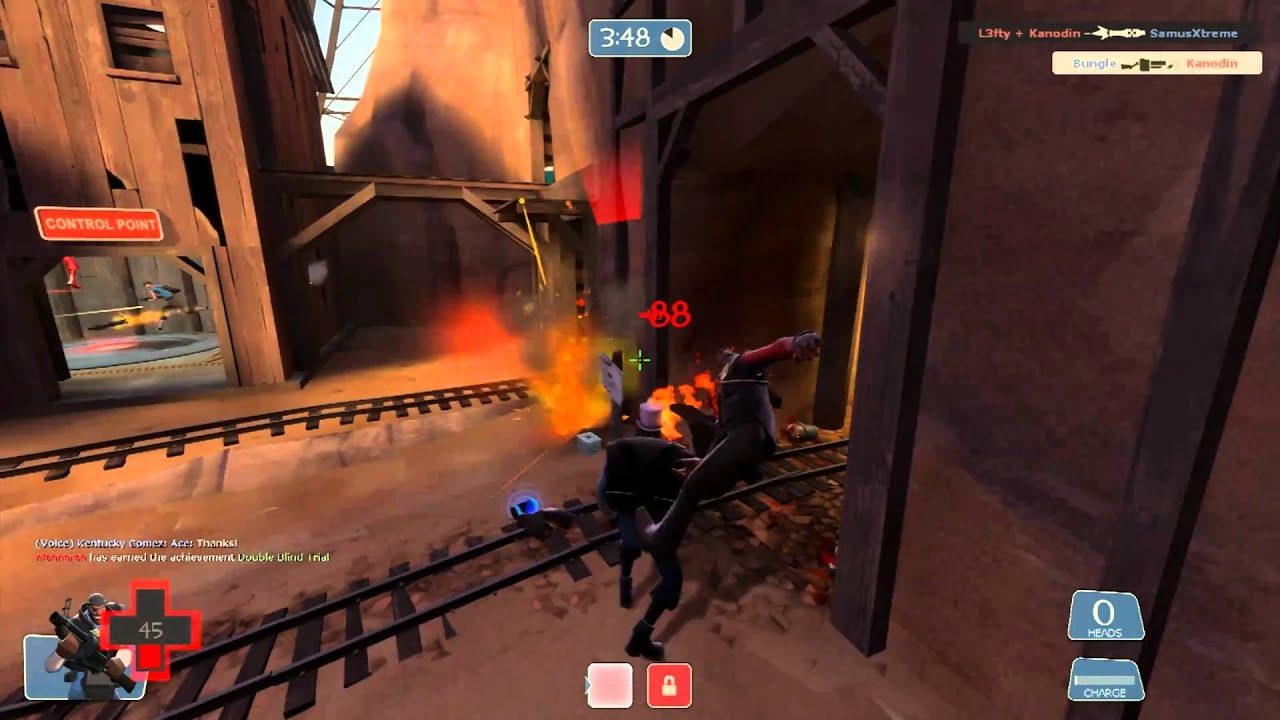 TF2 Dangeresque Too Demoman Glasses - YouTube