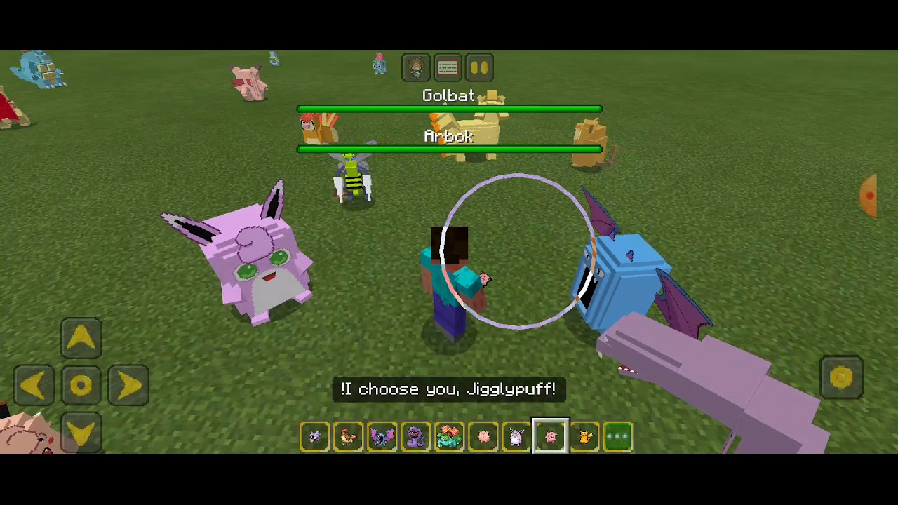 Minecraft serp pokedrock add-on some pokemon showcase - YouTube