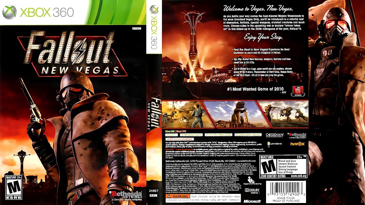 Fallout: New Vegas (Part 1) | Xbox 360 | 4K60 - YouTube