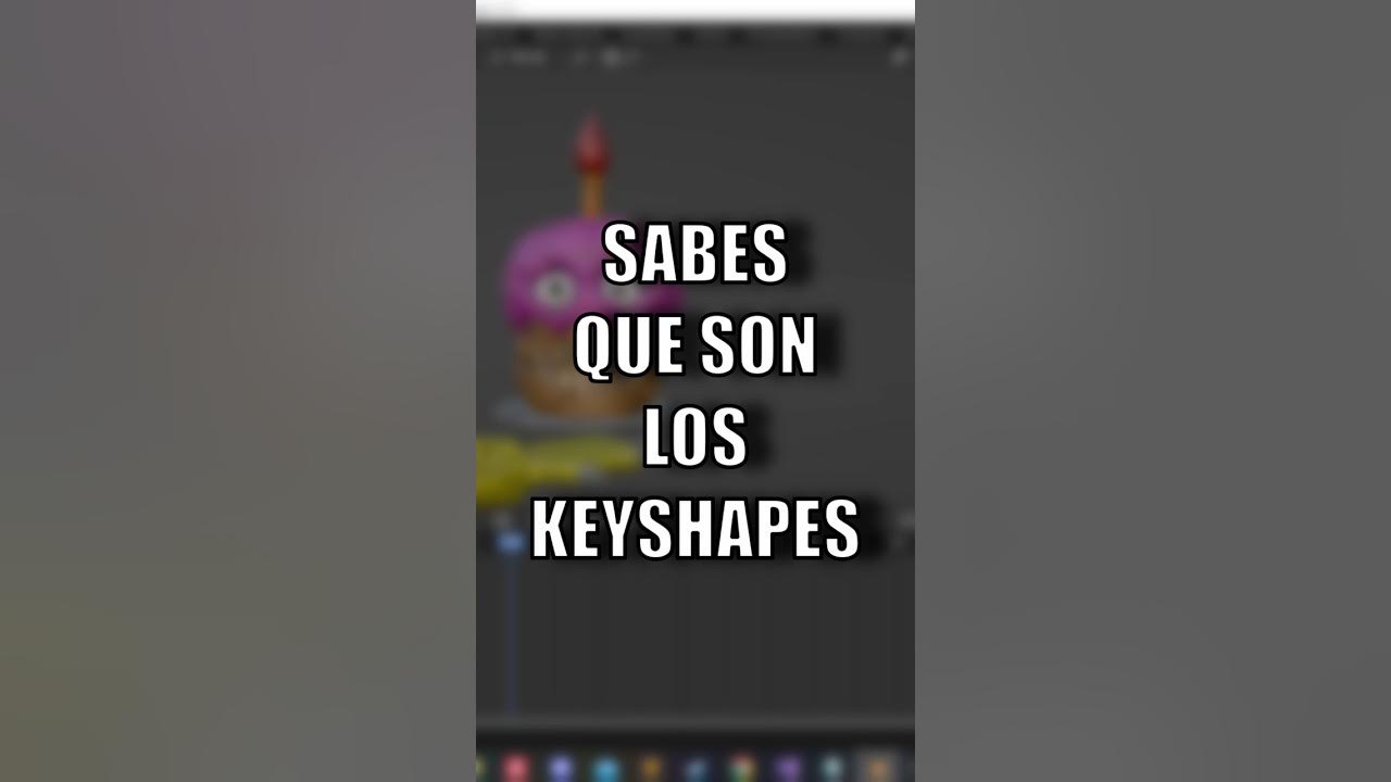 que son los keyshapes #blender #unity #gamedev #desarrollodevideojuegos #modelos3d #3d #3dart ...