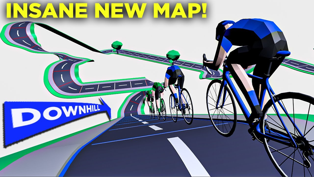 The most INSANE New Map!! - Sprint Final Cycling Game - YouTube