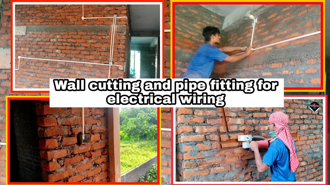 wall cutting for electrical wiring in hindi || Electrical Master - YouTube