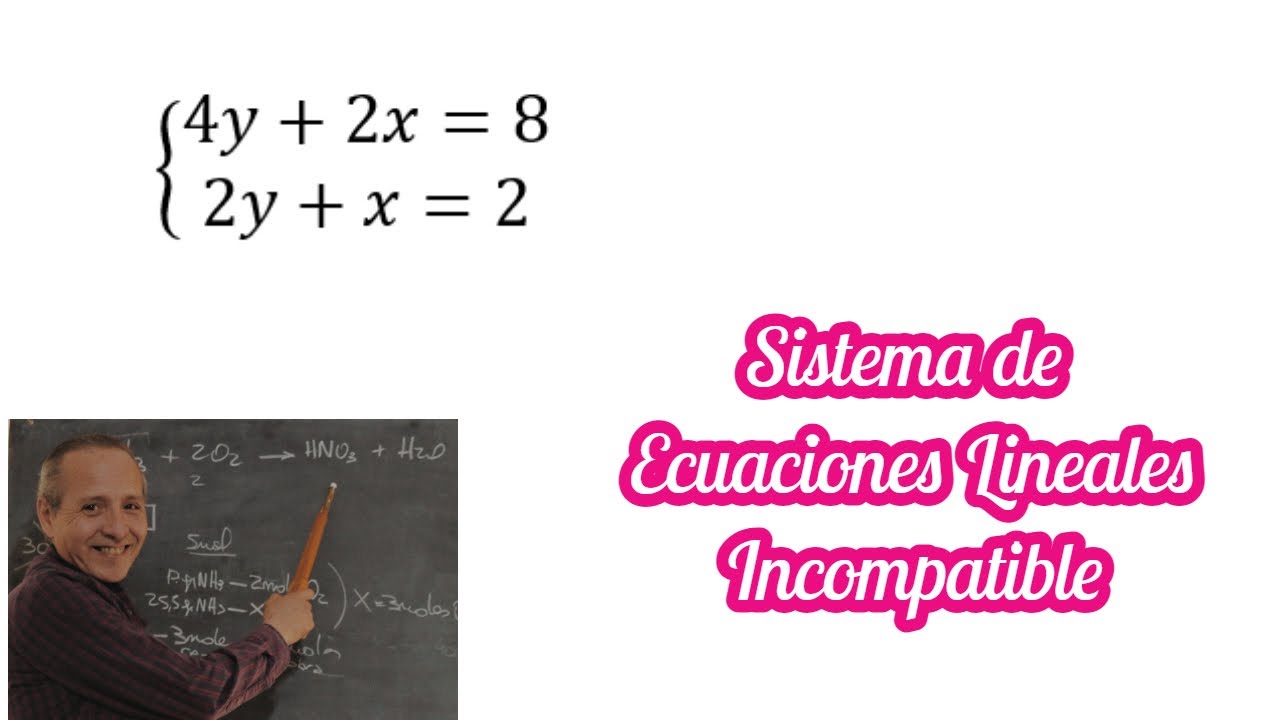 Sistema de Ecuaciones Incompatible - YouTube