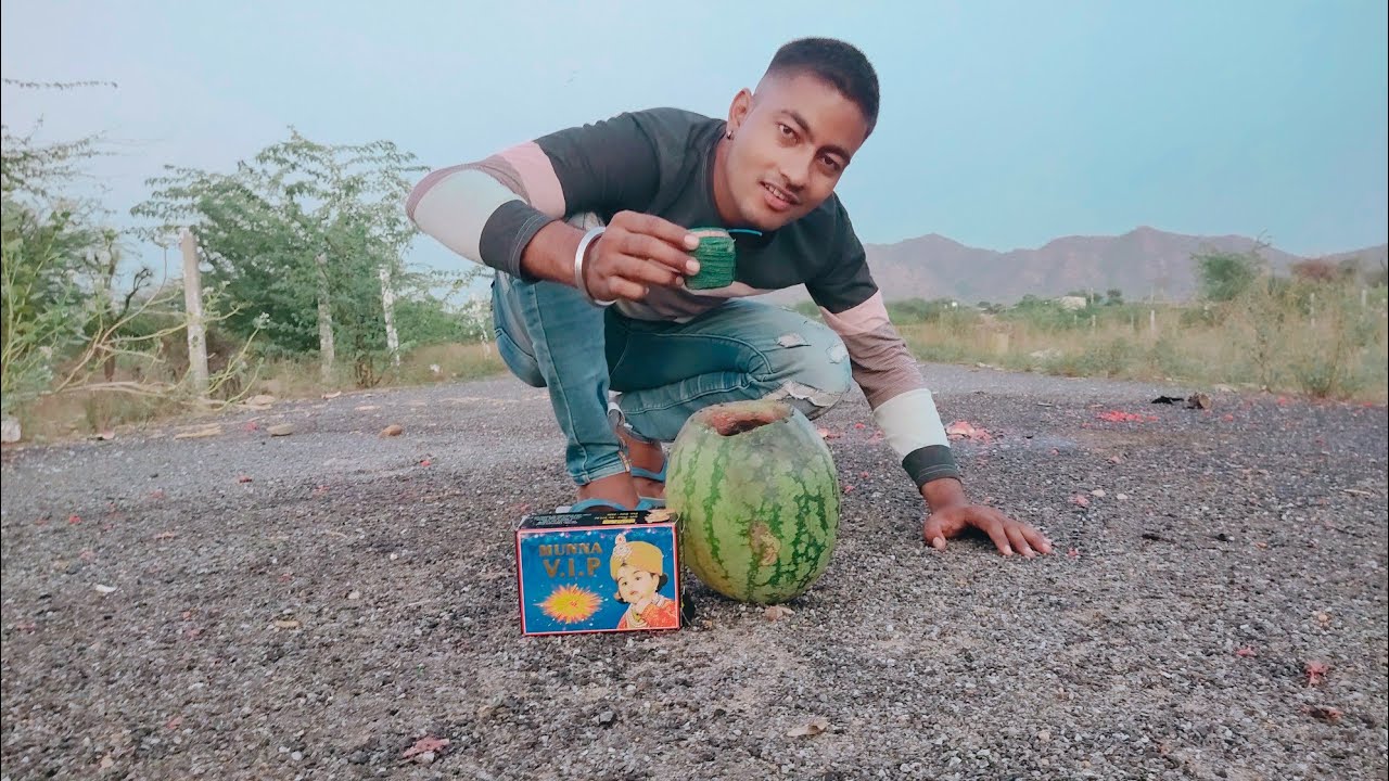 WATERMELON VS VIP SUTLI BOMB ! Diwali Special ! Fireworks ...