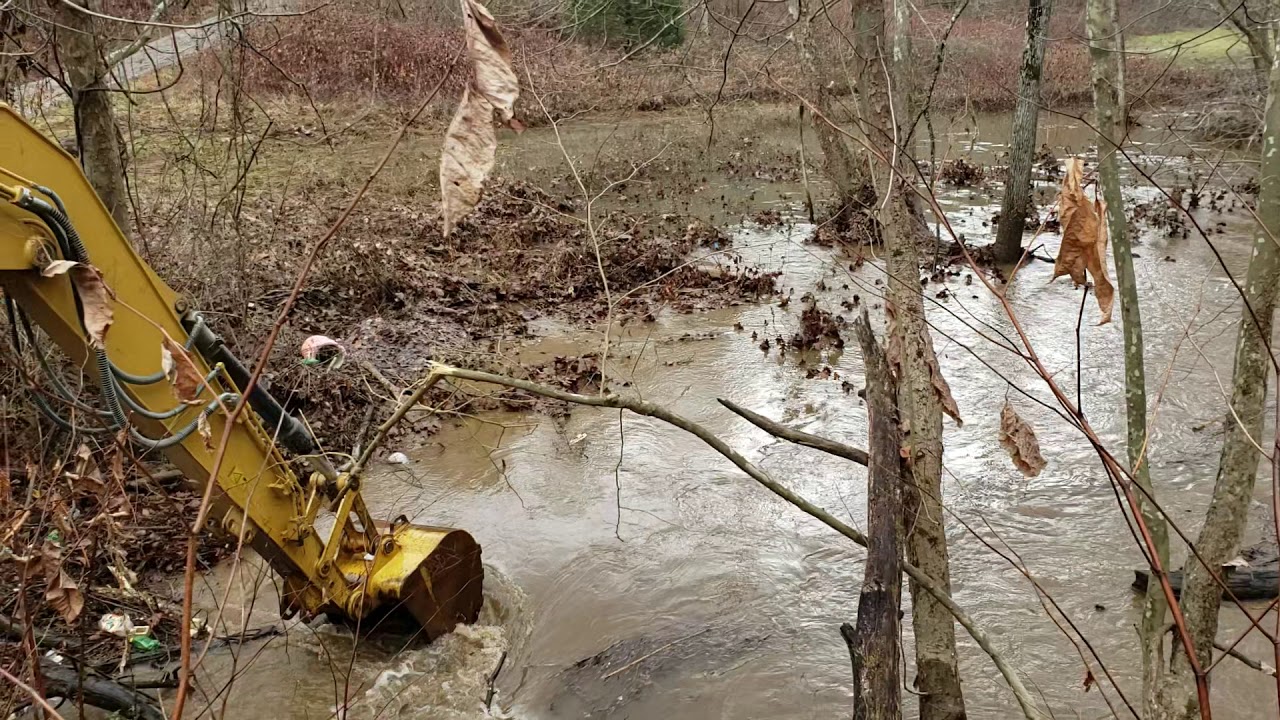CLEARING THE CULVERT - YouTube