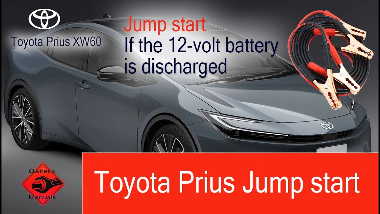 Toyota Prius (XW60) | Jump start | If the 12-volt battery is discharged ...