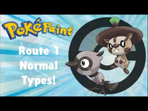 Drawing the Route 1 Normal Type Pokémon for my Florida Inspired Pokémon ...