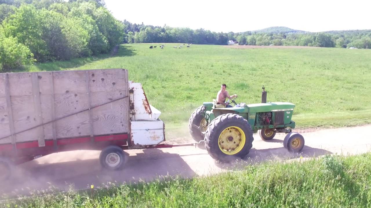 Creekside Farm: Chopping Hay - YouTube