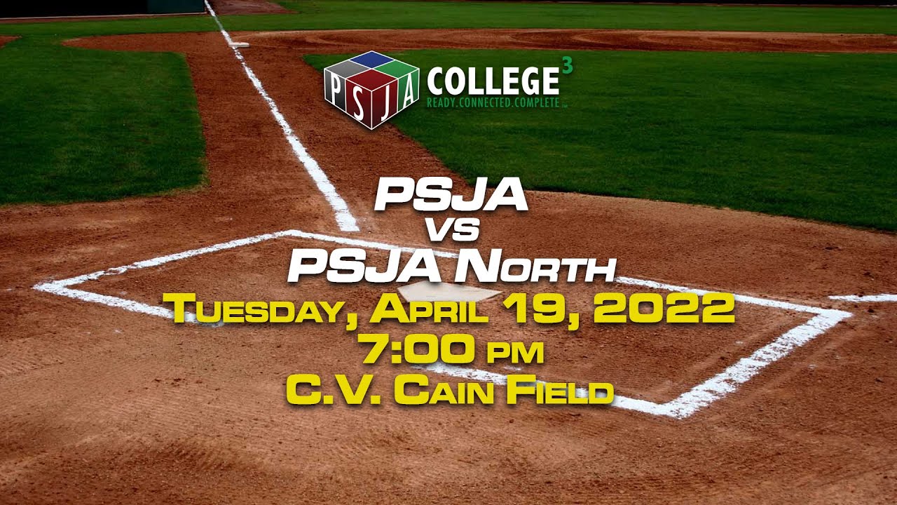 PSJA vs PSJA North Baseball: April 19, 2022 - YouTube