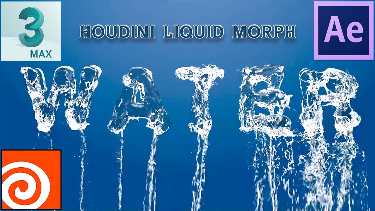 Houdini, 3ds Max & After Effects | Liquid Morph - YouTube