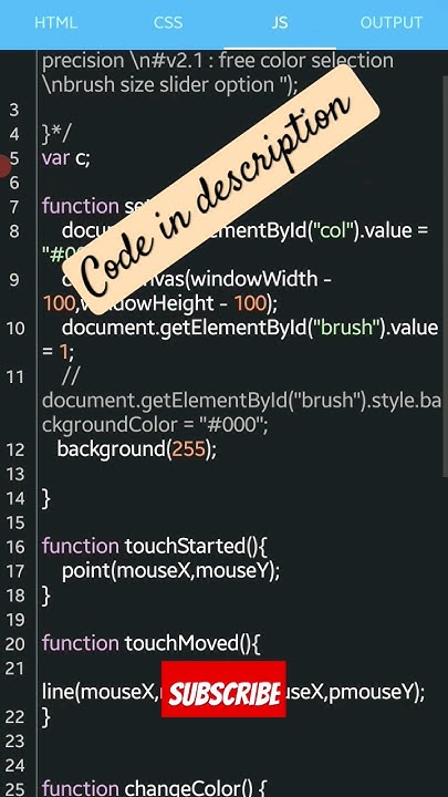 Paint canvas 🎨🖌️ #css #html #animation #javascript #coding - YouTube