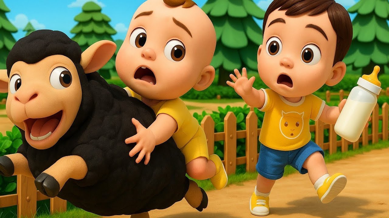 Baa Baa Black Sheep | Cute Baby Song for Preschoolers | Animated Kids ...