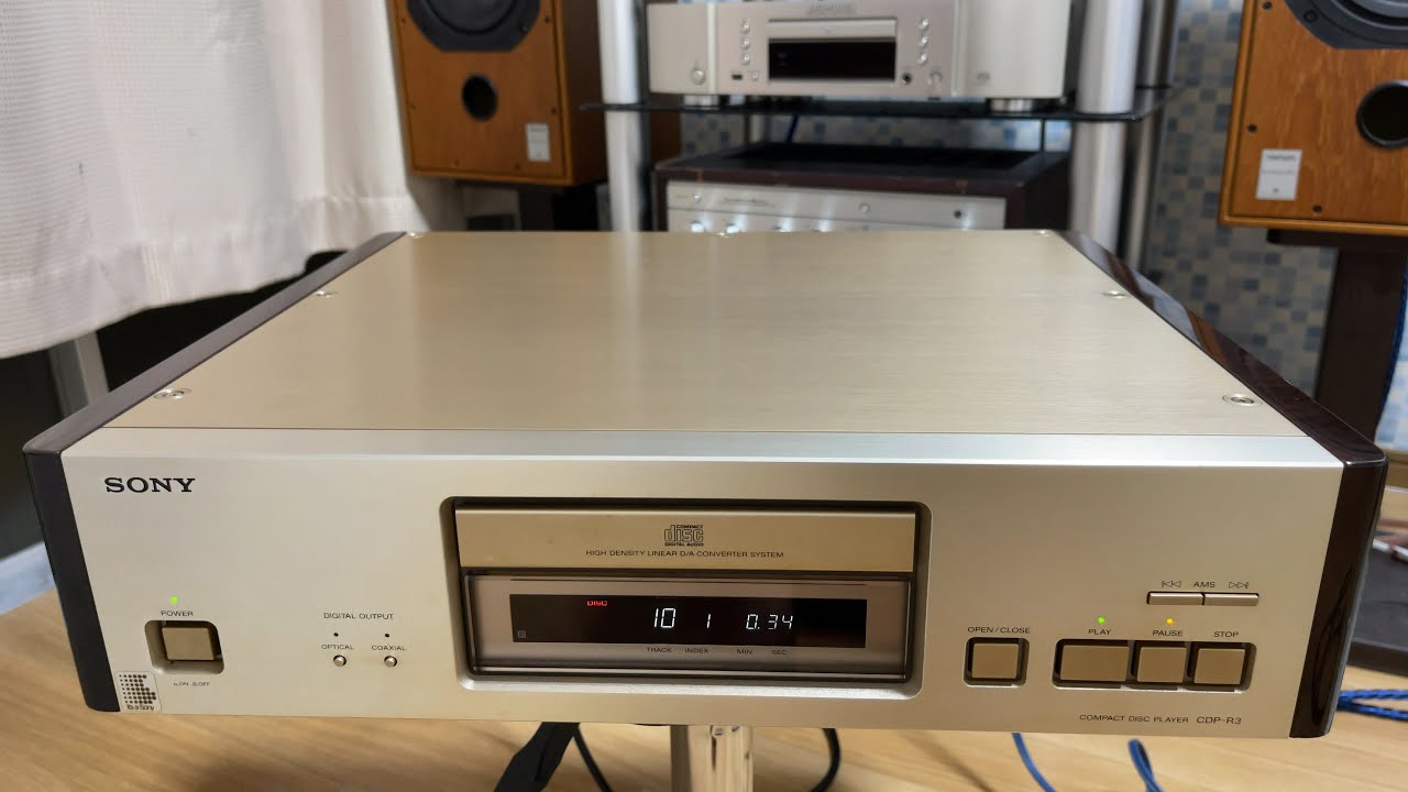 Đầu Cd siêu khủng của hãng sony | sony CDP-R3 nặng 18kg - YouTube