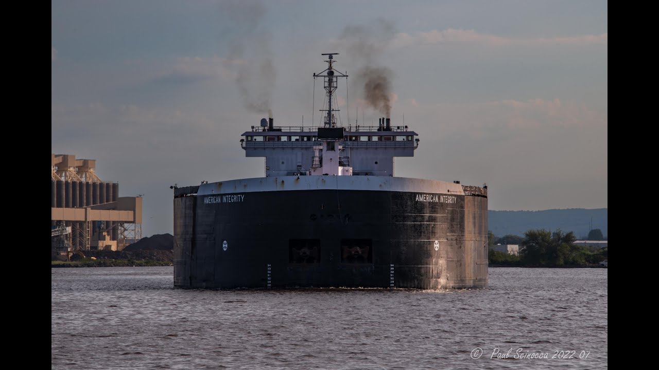 Riding along with a Thousand Footer! The American Integrity Duluth ...