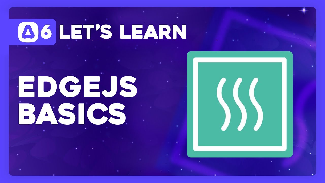 Let's Learn AdonisJS 6: Ep 3.0 - EdgeJS Templating Basics - YouTube Let's Learn AdonisJS 6: Ep 3.0 - EdgeJS Templating Basics - YouTube