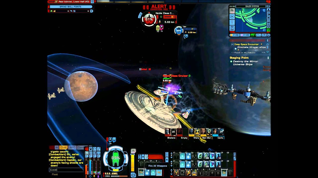 STO:Sovereign Class (U.S.S Jewel) V.S Noble Class - YouTube