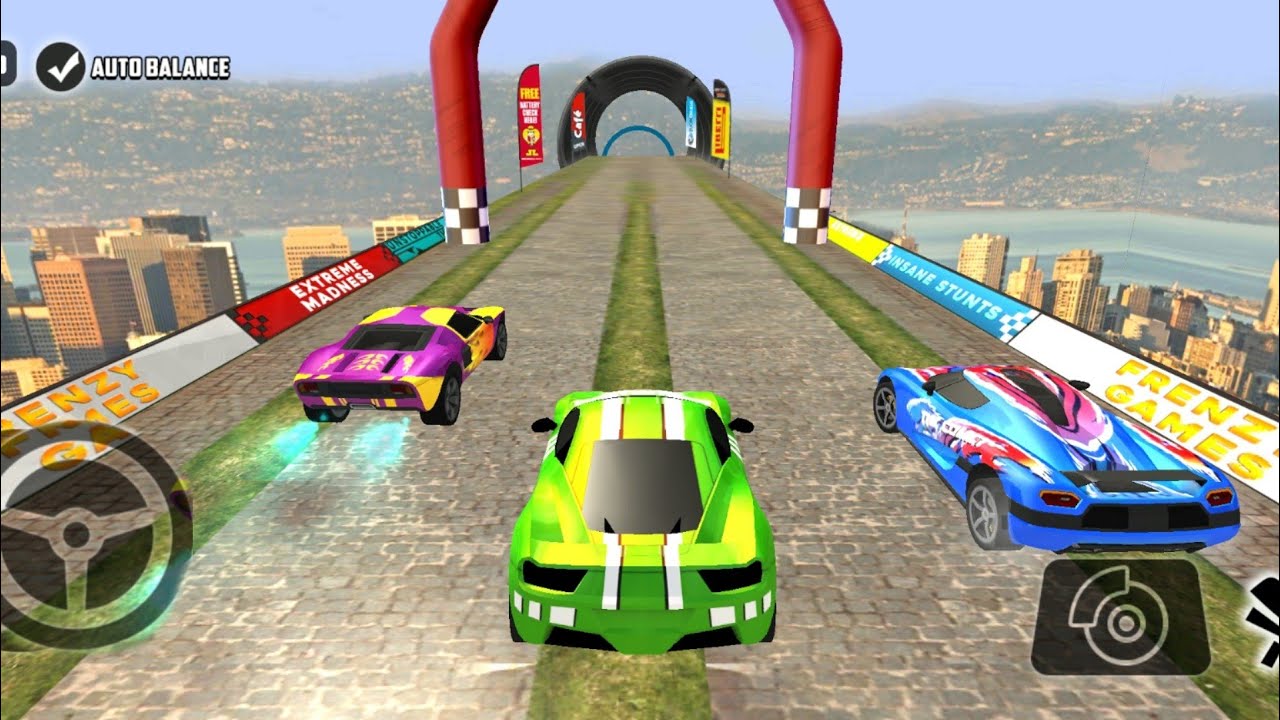 Impossible Stunt Car Tracks 3D - New Update Multiplayer Mode Car ...