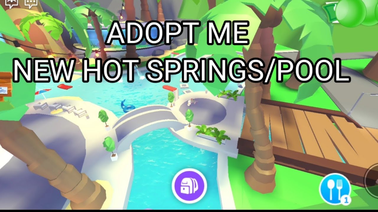 3/15/23 Adopt Me new hot springs/pool! And giveaway💗 - YouTube