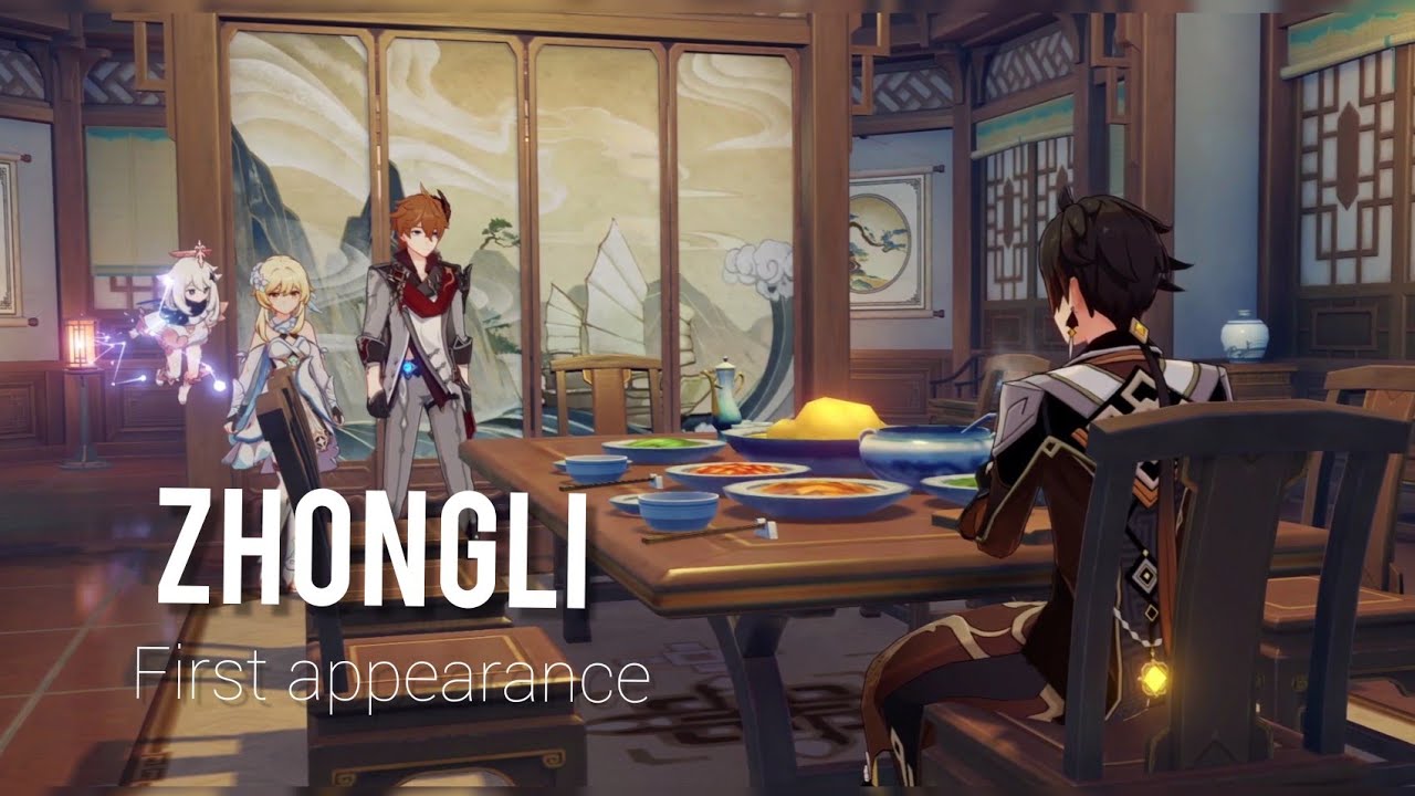 Genshin Impact | Zhongli First Appearance / Meeting Zhongli - YouTube