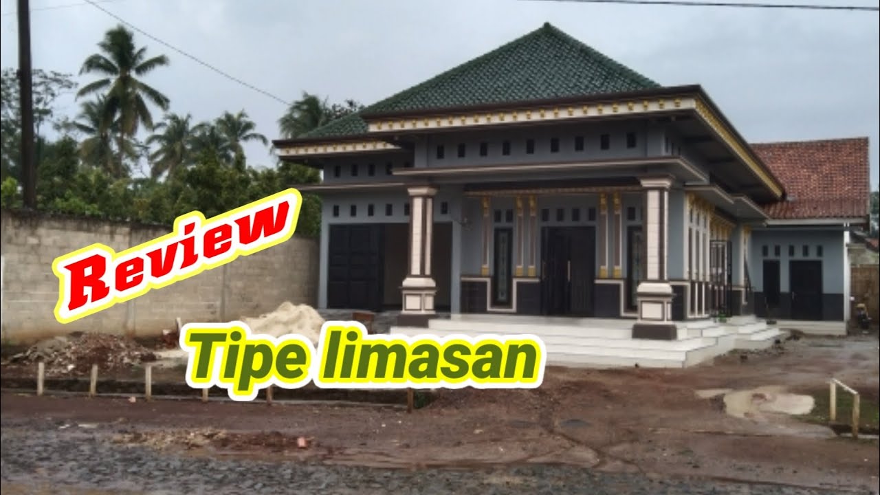 Contoh Rumah mini malis atap limasan moderen dengan ukuran 10X 14 - YouTube