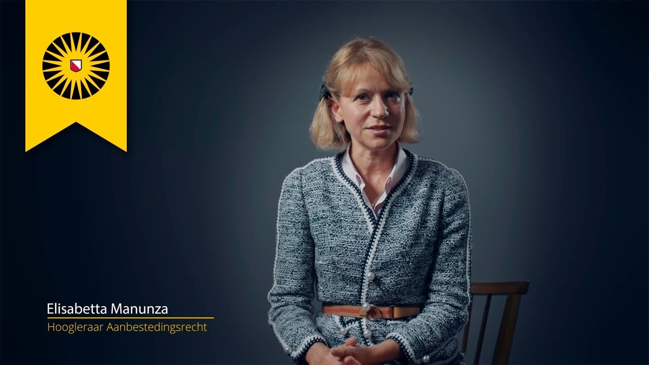 Hoogleraar Elisabetta Manunza over aanbestedingsrecht - YouTube