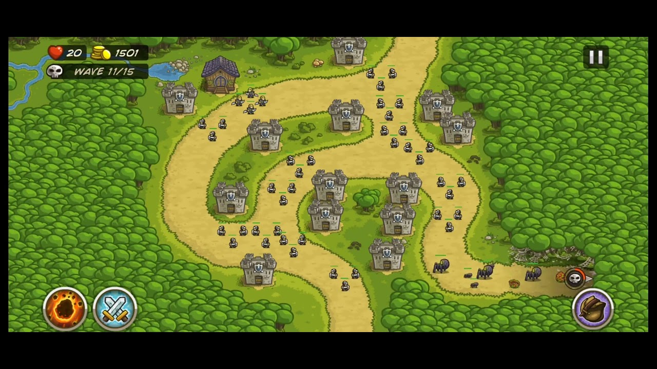 Silveroak Forest Knights Normal Kingdom Rush - YouTube