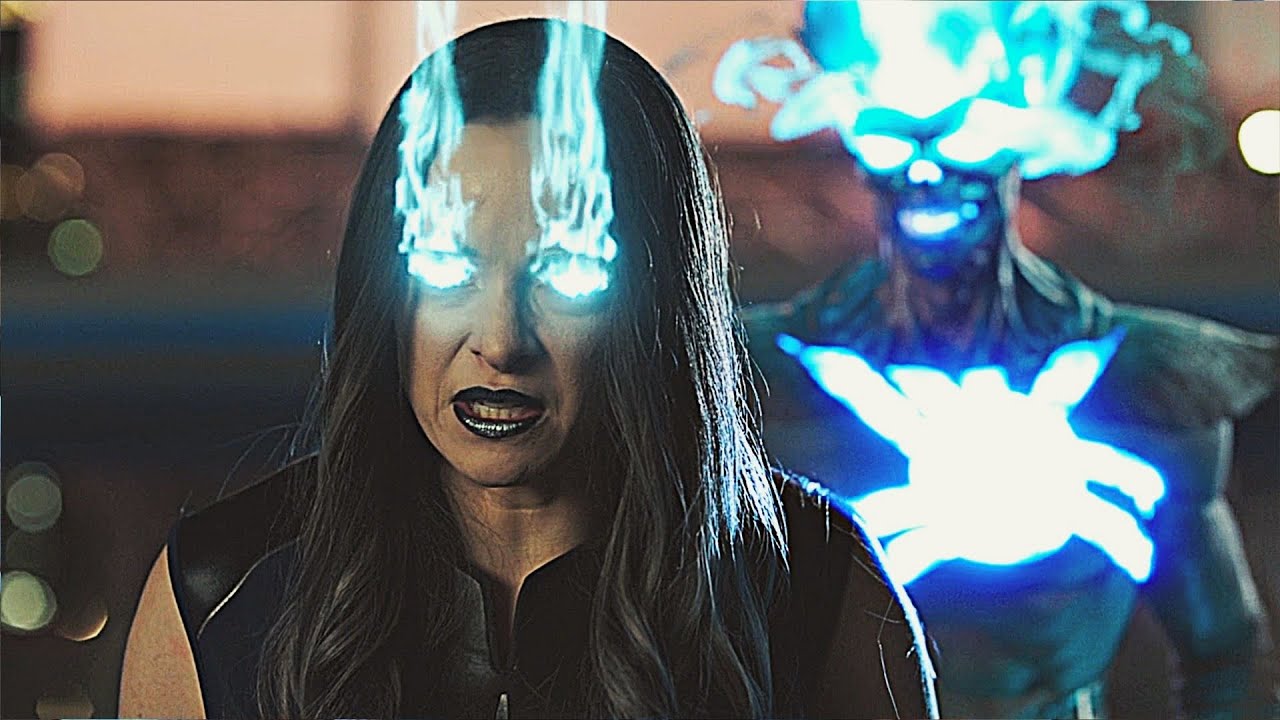 The Flash 8x13 Hell Frost Vs Deathstorm Full Fight HD - YouTube