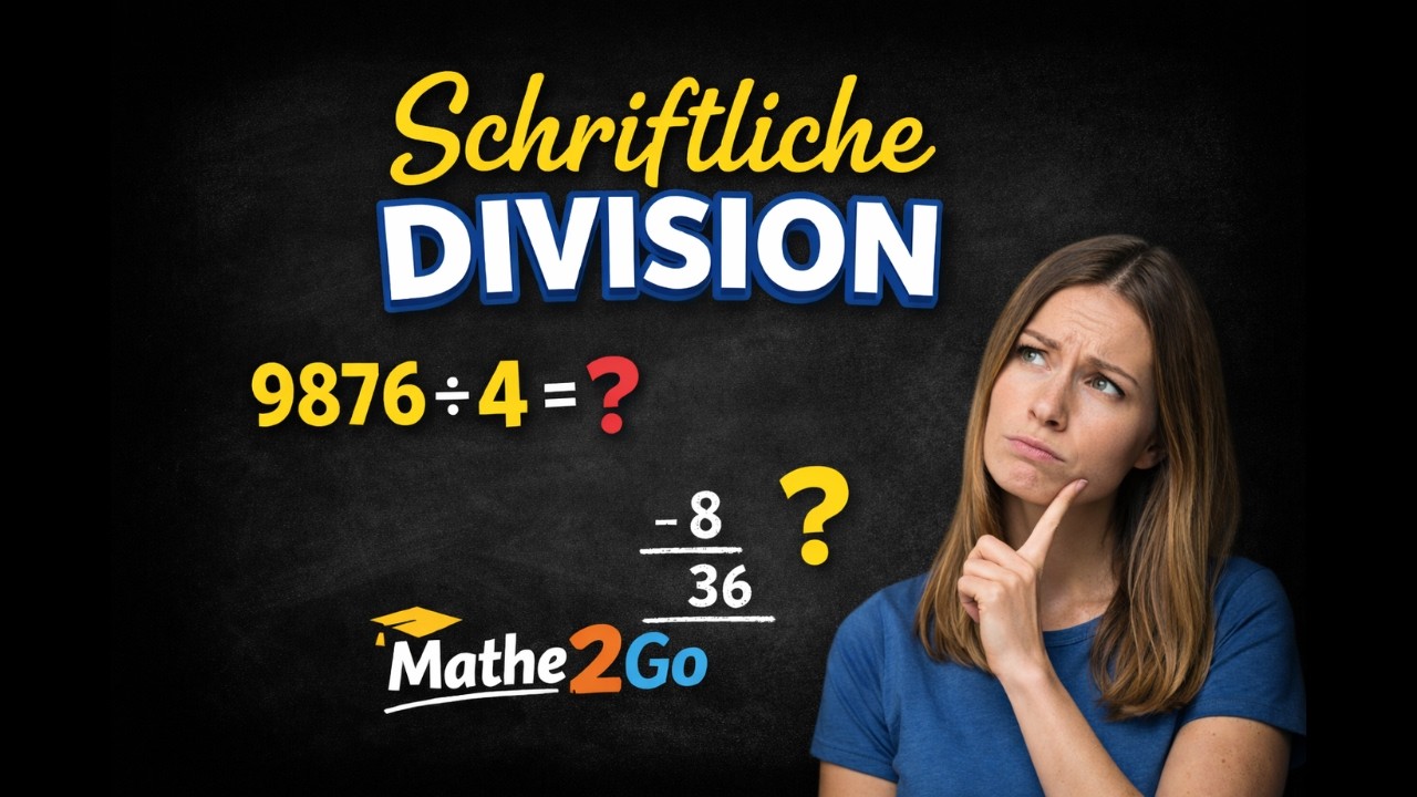 Schriftliche Division einfach erklärt (mit Rechenrezept!) - YouTube