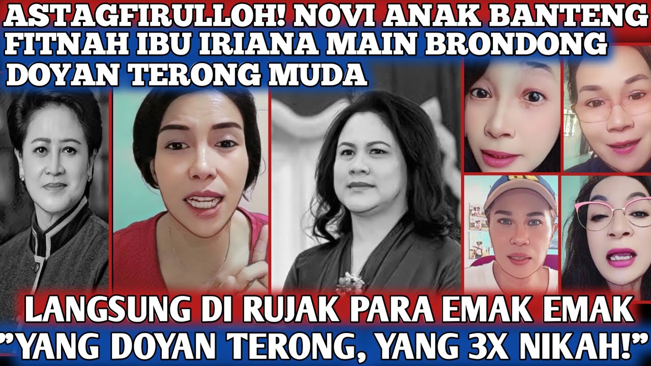 ASTAGFIRULLOH IBU IRIANA DI TUDUH MAIN BRONDONG DAN SUKA TERONG MUDA, NOVI BULE DI RUJAK PARA ...
