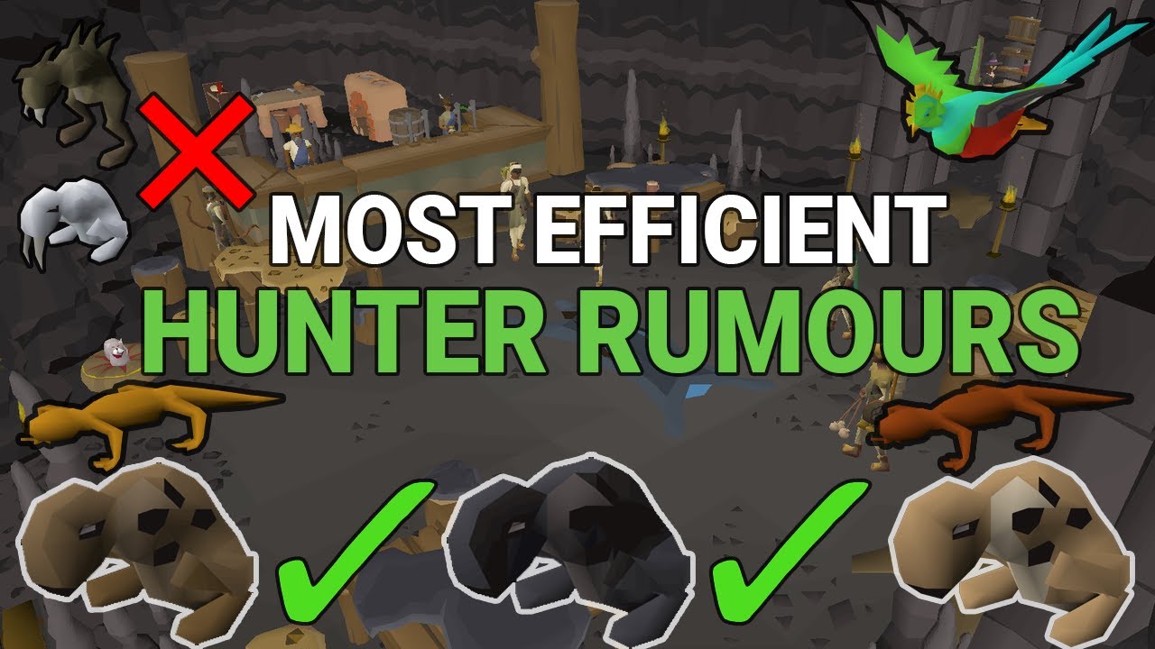 Most Efficient Hunters' Rumours Easy Guide - YouTube