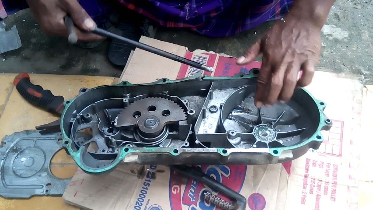 Cara membuka klaker CPT motor metik - YouTube