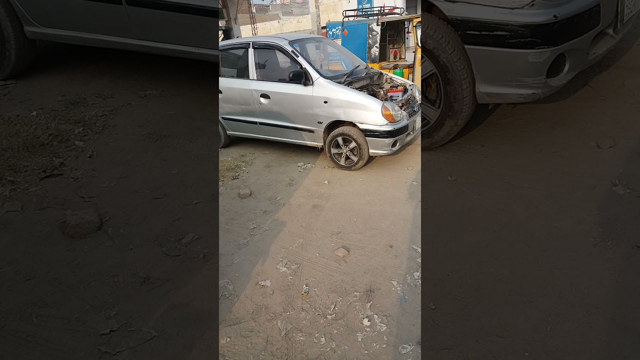 Hyundai Santro car without engine - YouTube