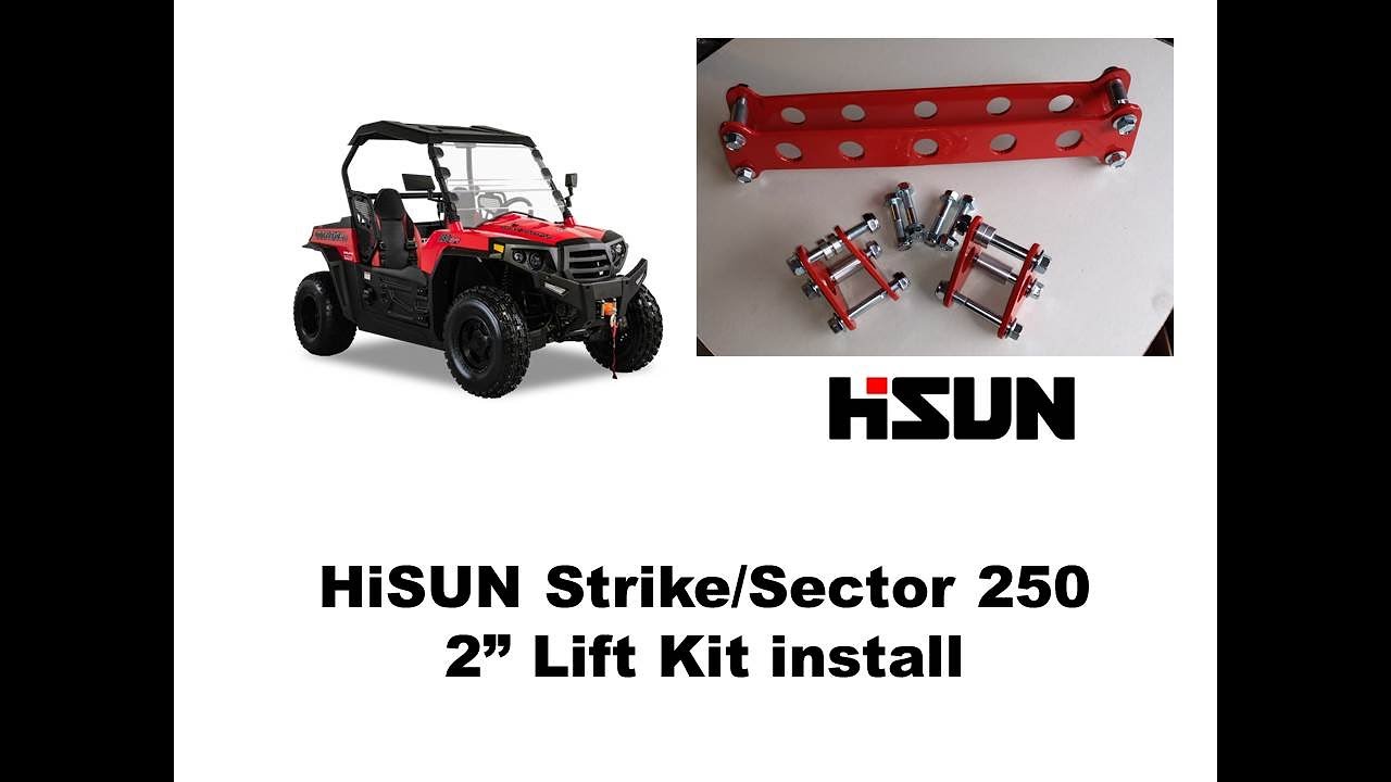 HISUN 250 LIFT KIT - YouTube