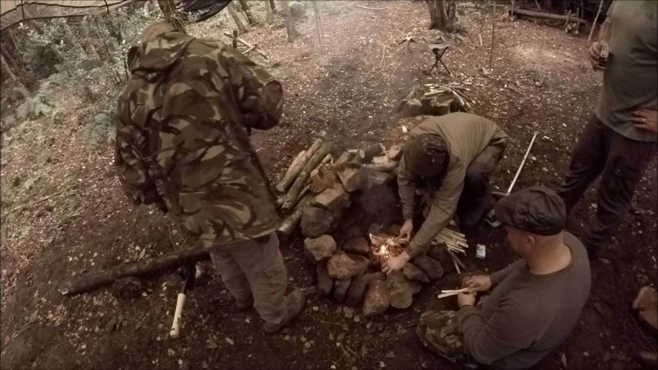 Wildcamping in the woods, with good friends at "CAMP GUS " - YouTube