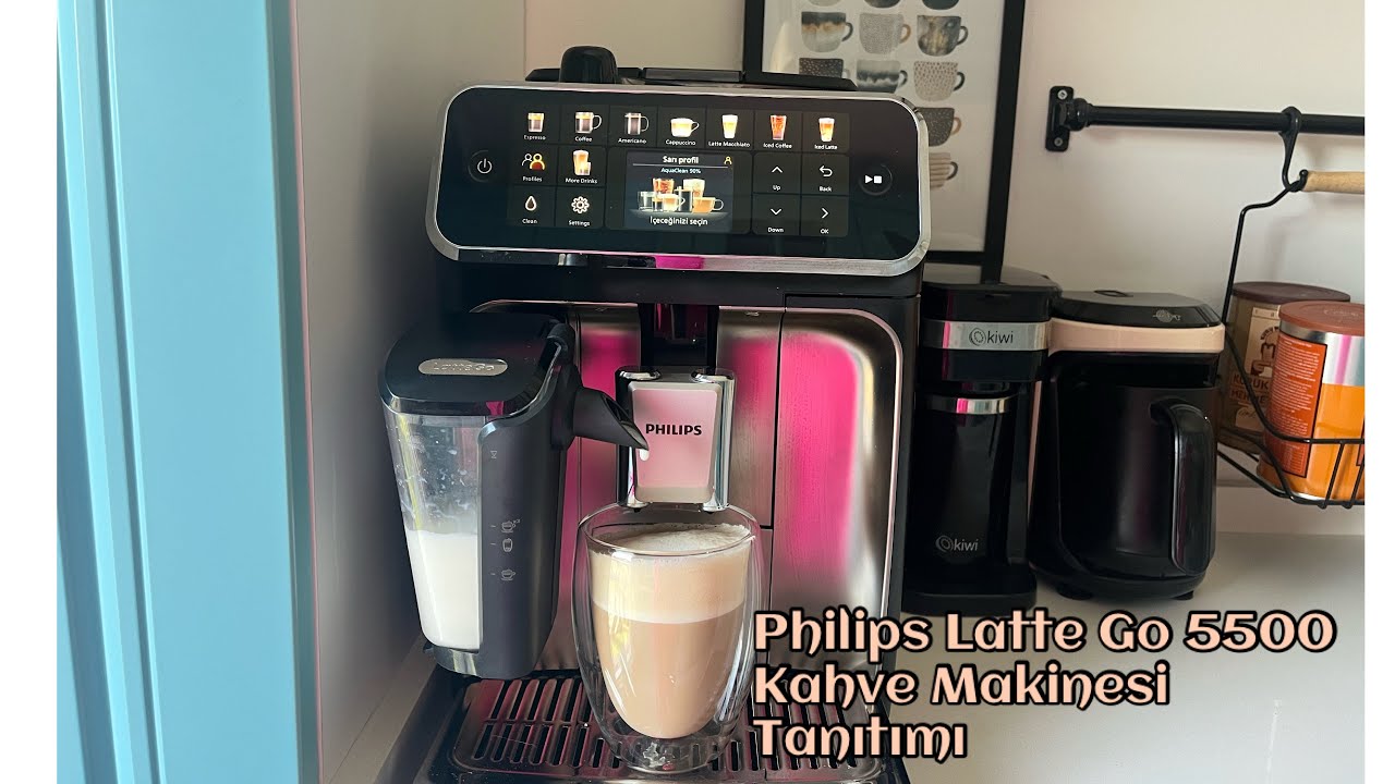 Philips Latte Go 5500 Kahve Makinesi Tanıtımı | 20 Çeşit Kahve Yapan ...
