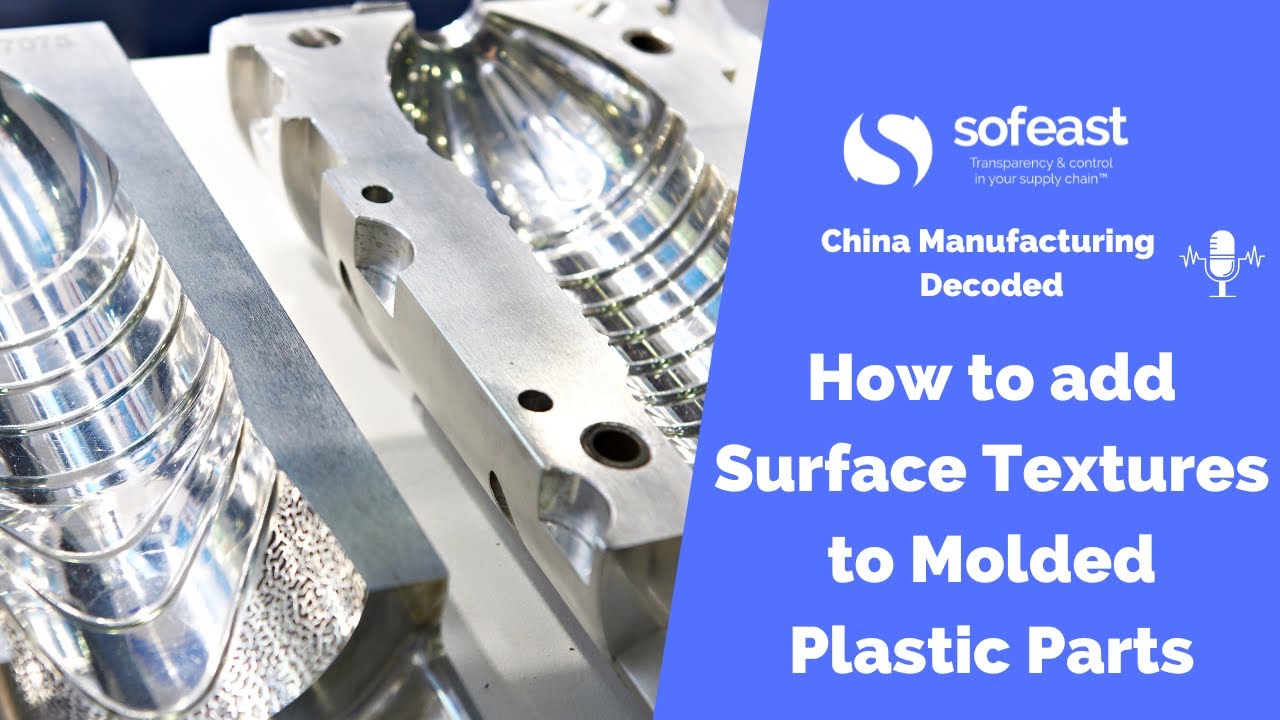 How to add Surface Textures to Molded Plastic Parts - YouTube