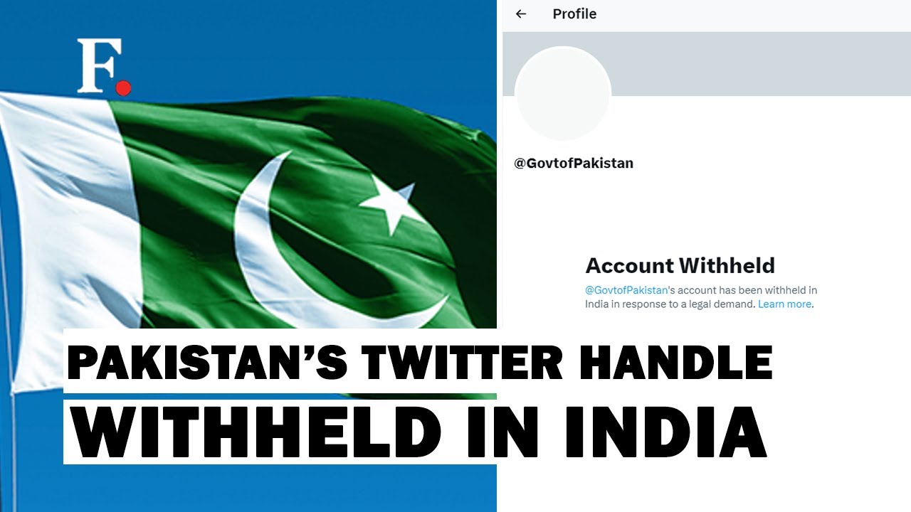 Twitter Withholds Pakistan Government’s Official Handle In India - YouTube