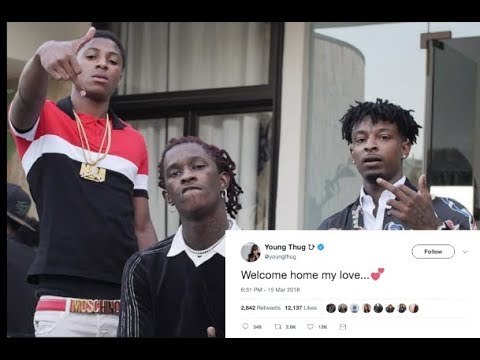 Young Thug Welcomes Home NBA Youngboy From Prison..."WELCOME HOME MY ...