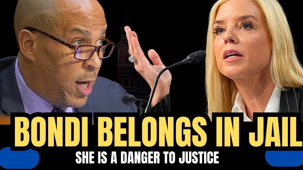 Cory Booker Corners Pam Bondi on Chokehold Ban — She Dodges - YouTube
