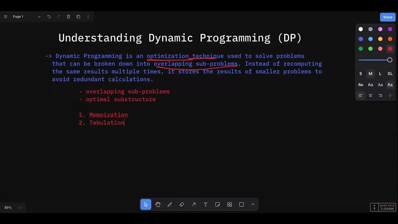 Introduction to Dynamic Programming DP | DSA #37 - YouTube