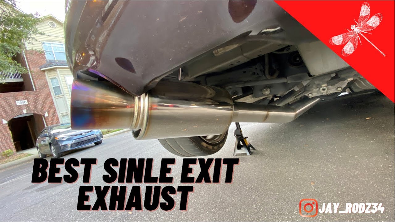 HOW TO INSTALL A SINGLE EXIT EXHAUST ON A NISSAN 370Z? - YouTube