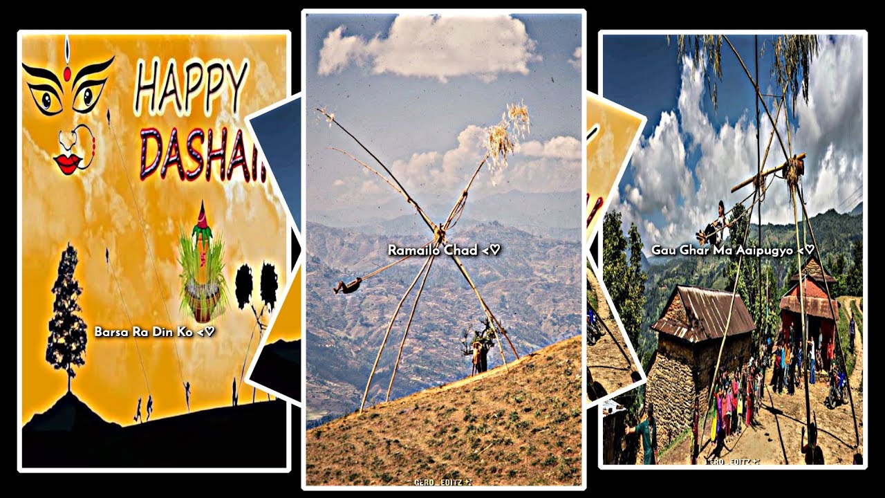 DASHAIN AAYO ️ NEW NEPALI TREND SONG XML🆓 ALIGHT MOTION EDIT - YouTube