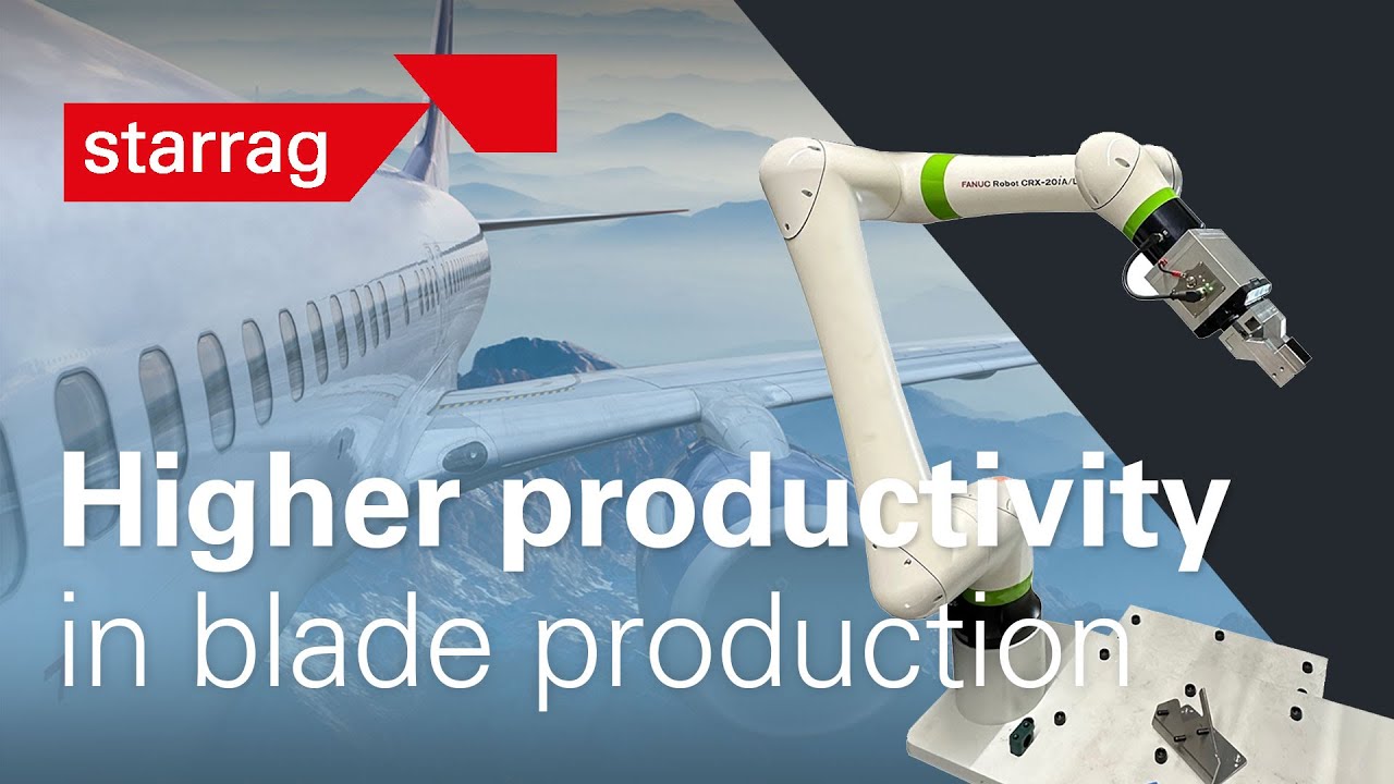 Starrag LX 051, highly efficient five-axis turbine blade production ...