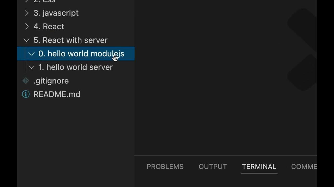 66. Hello world Nodejs and Express.js server - YouTube