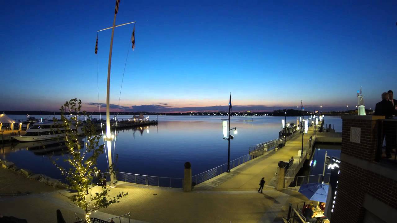 April 25, 2013 Time Lapse Test from the Sunset Room at National Harbor ...