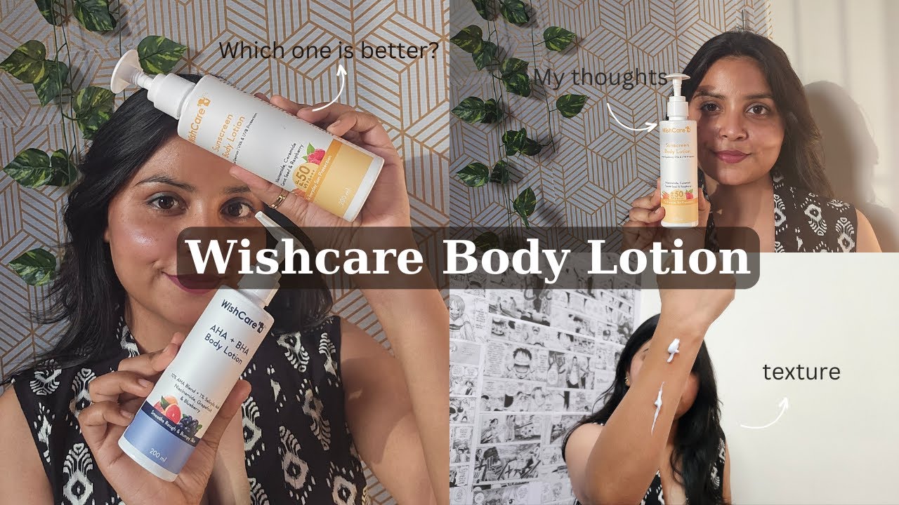 I finally tried these VIRAL body lotion | Wishcare Body Lotion | Honest ...