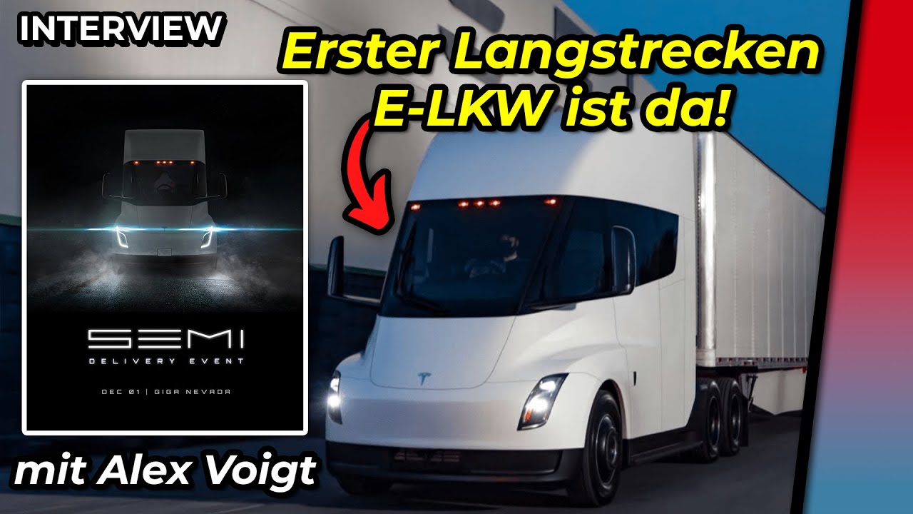 Tesla Semi Delivery Event: Warum der E-LKW die Industrie verändern wird ...