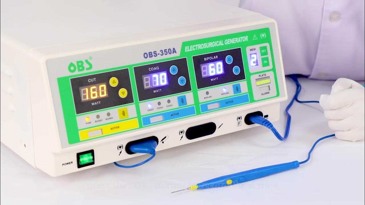 Intelligent Versatile Electrosurgical Generator Units Bipolar Diathermy Machine Cautery OBS-350A ...